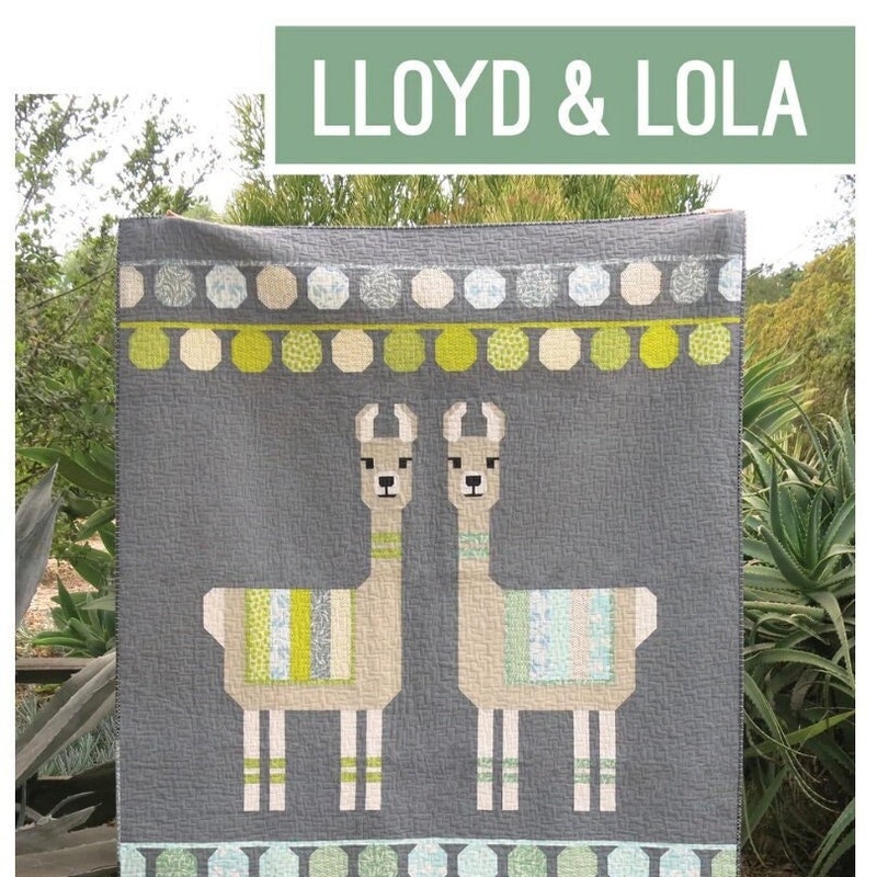 Llama Quilt Pattern - Etsy