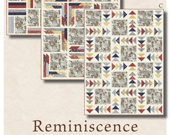 Reminiscence Quilt Pattern Fy Doug Leko for Antler Quilt Design - Etsy