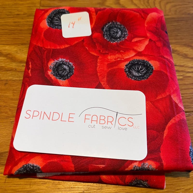 Poppy Fabric - Etsy