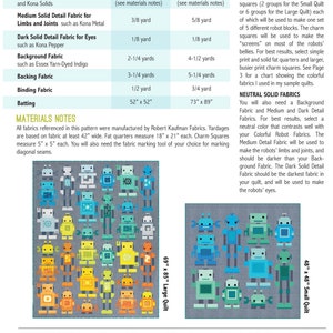 Robots Quilt Pattern by Elizabeth Hartman, EH-066 - Etsy