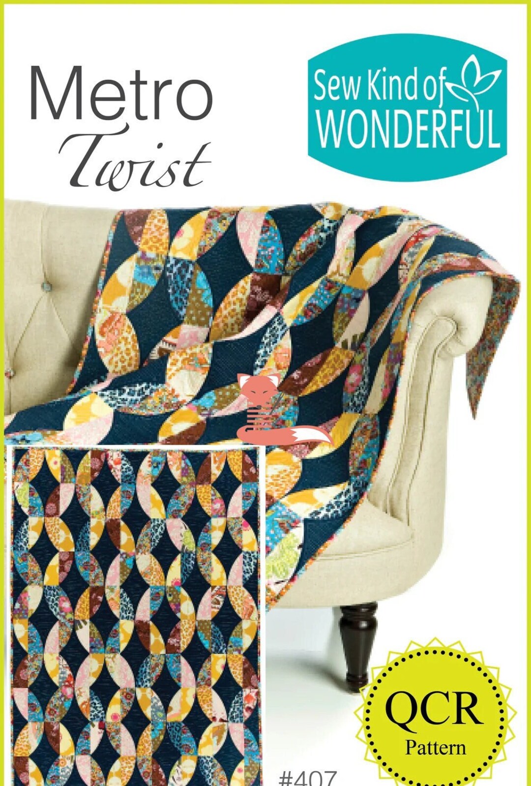 Metro Twist Quilt Pattern, Digital PDF Pattern, Sew Kind of Wonderful ...