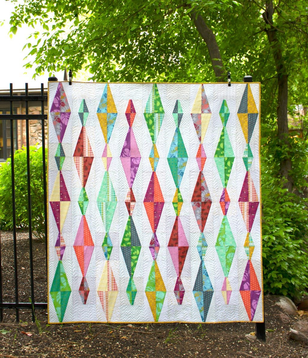 Diamond Daze Quilt Pattern, Digital PDF Pattern, Sew Kind of Wonderful ...