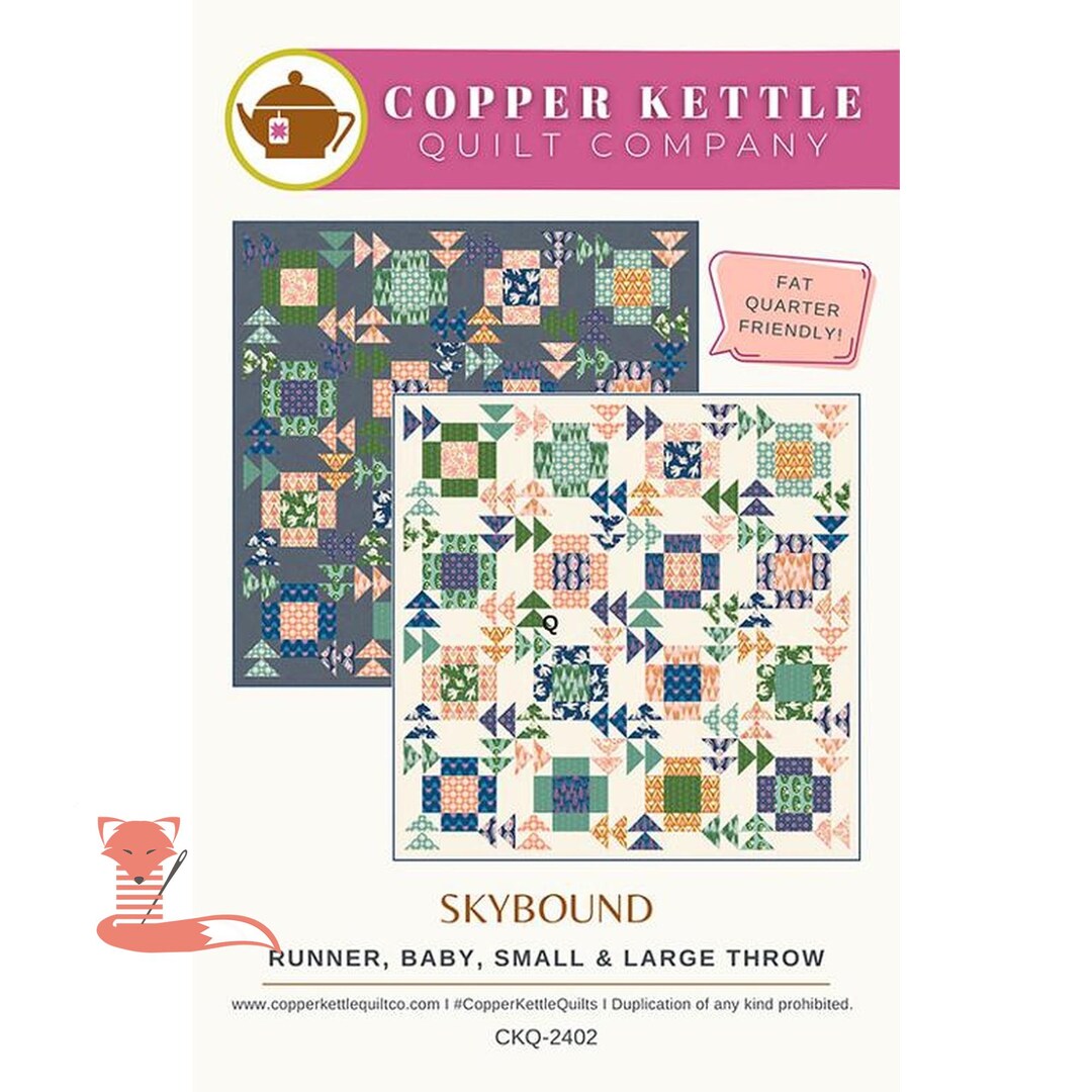 Skybound Pattern, Copper Kettle Quilt Company, Moda Fabrics, CKQ-2402 ...