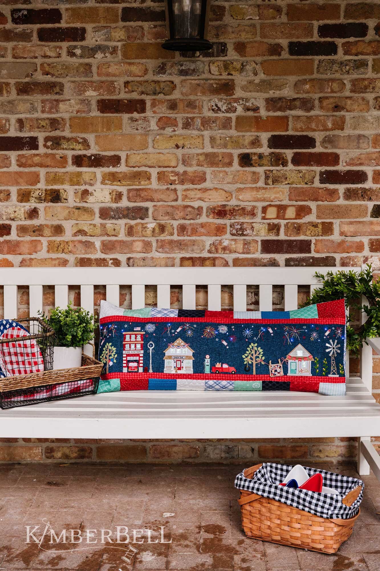 Main Street Celebration Bench Pillow Pattern Sewing Version - Etsy