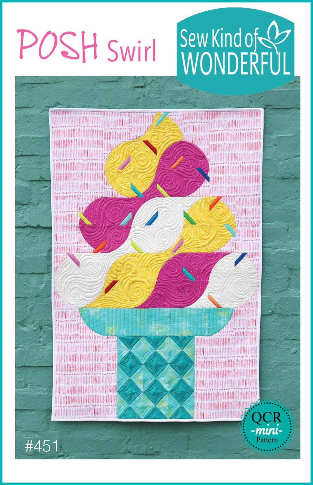 Posh Swirl Quilt Pattern, Digital PDF Pattern, Sew Kind of Wonderful - Etsy