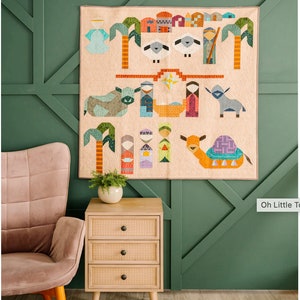 Oh Little Town Quilt Pattern, Digital PDF Pattern, Sew Kind of ...