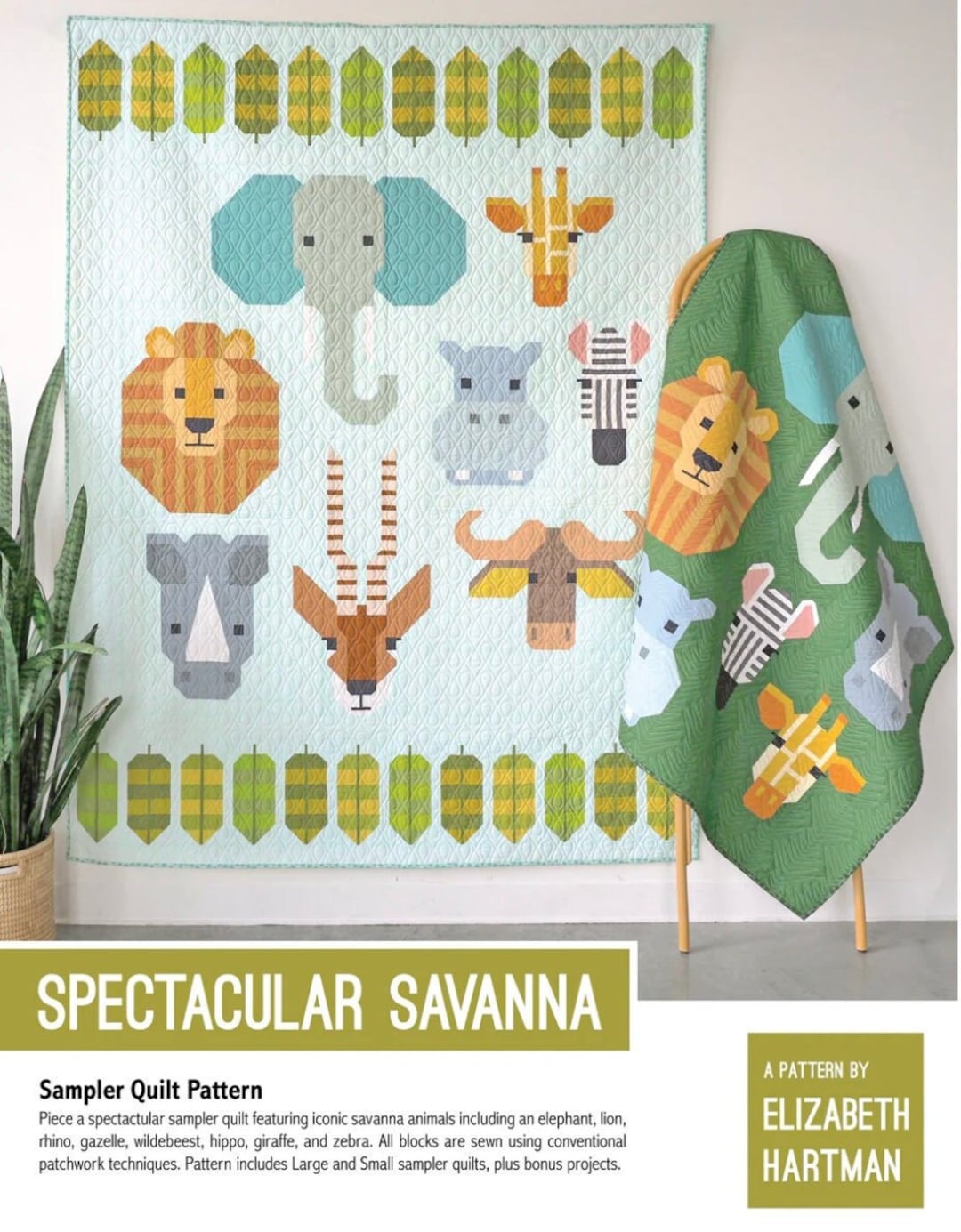 Spectacular Savanna Pattern by Elizabeth Hartman, EH-048 - Etsy