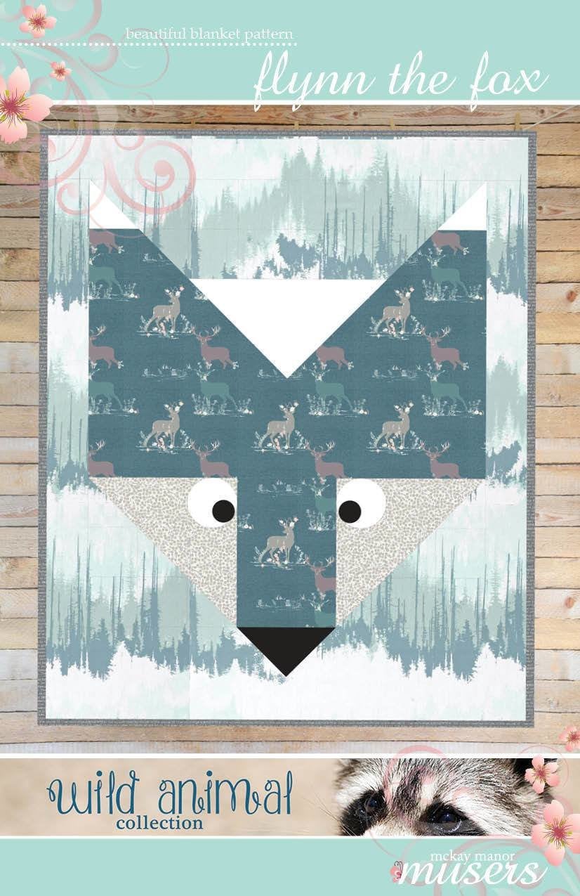 Fox Fabric Quilt Pattern Flynn the Fox Quilt Pattern - Etsy