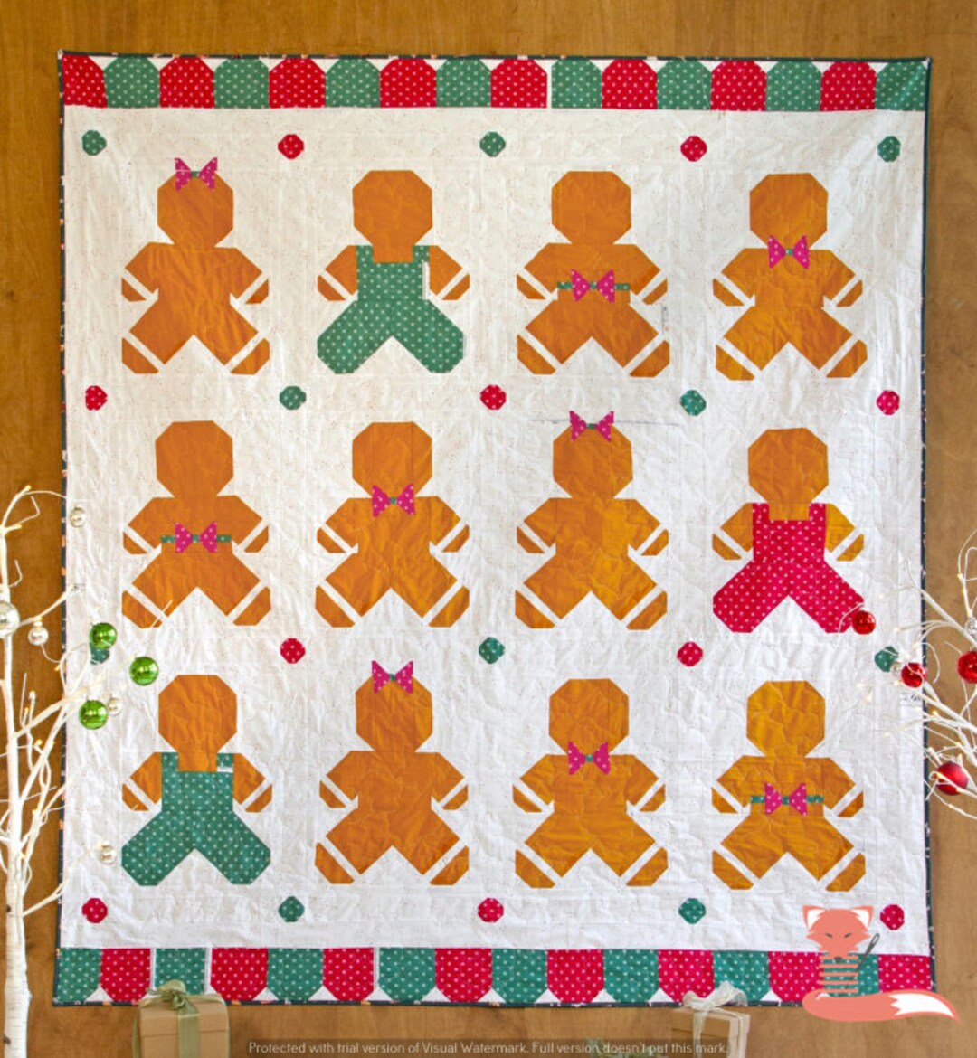 Ginger & Jolly Quilt Pattern, Gingerbread Pattern, My Sew Quilty Life ...