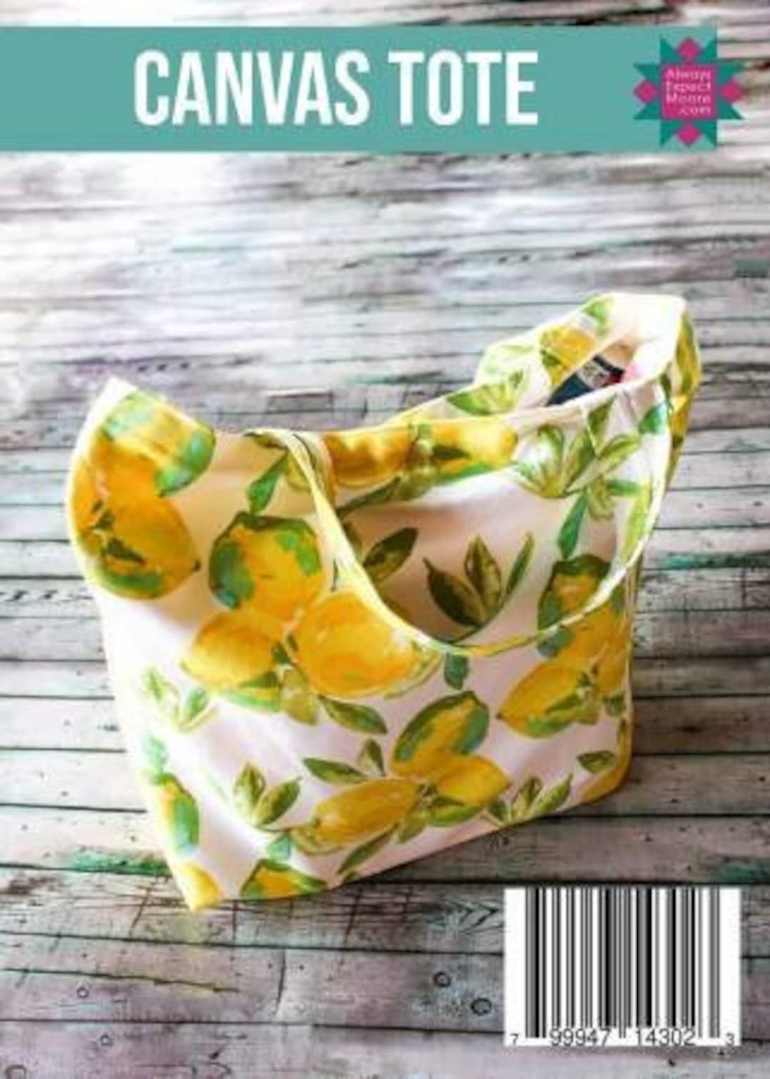 Canvas Tote Bag Pattern Card, Carolina Moore - Etsy