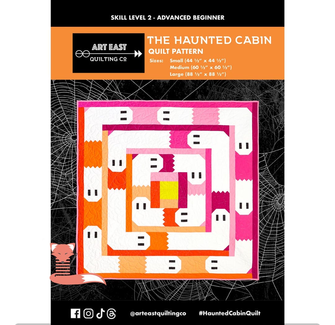 The Haunted Cabin Quilt Pattern, Art East Quilting Co, AEHC0924 - Etsy