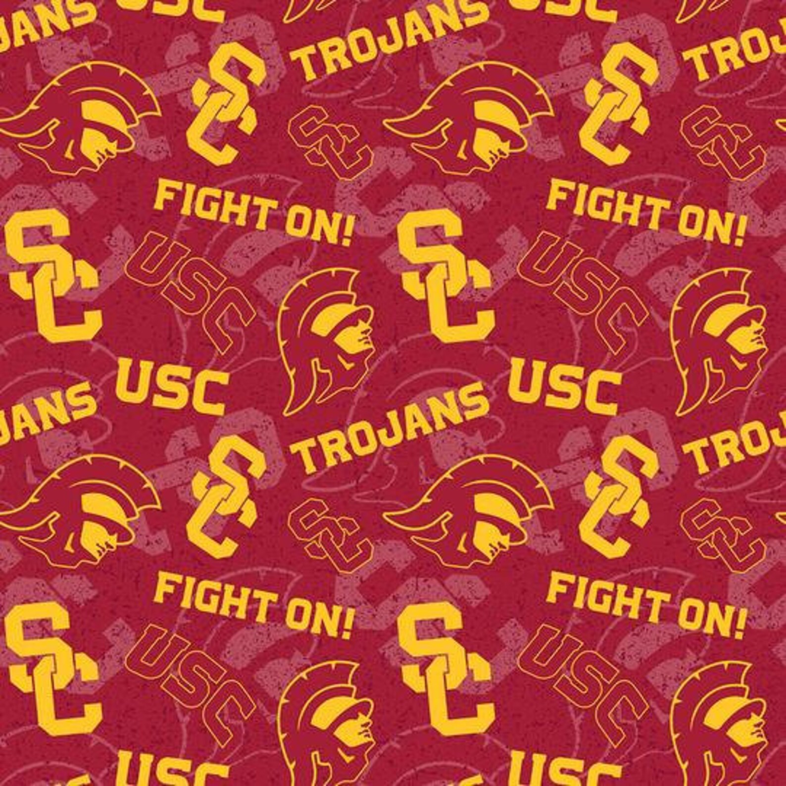 USC University of Southern California Fabric NCAA Fabric - Etsy