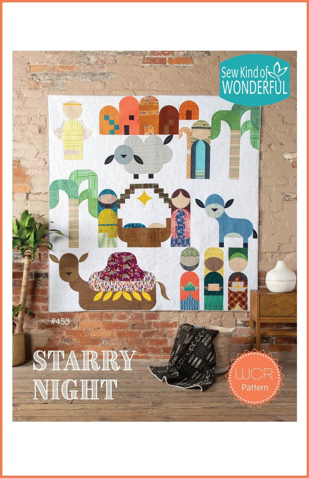Starry Night Nativity Quilt Pattern, Digital PDF Pattern, Sew Kind of ...