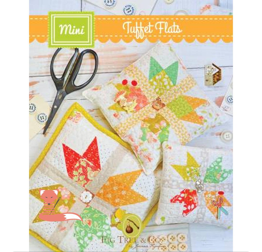 Tuffet Flats Pattern, Pincushion, Fig Tree Co., FTQ2004 - Etsy