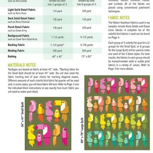 Pretty Birds Pattern by Elizabeth Hartman EH-051 - Etsy Canada