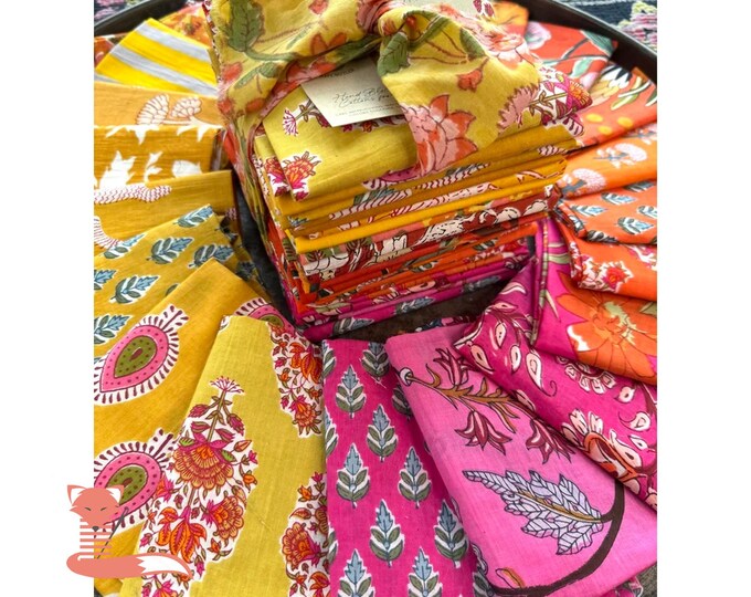 Golden Lotus Bundle, 1/2 Yard Bundle, 20 Prints,amy Butler, 100% Cotton ...