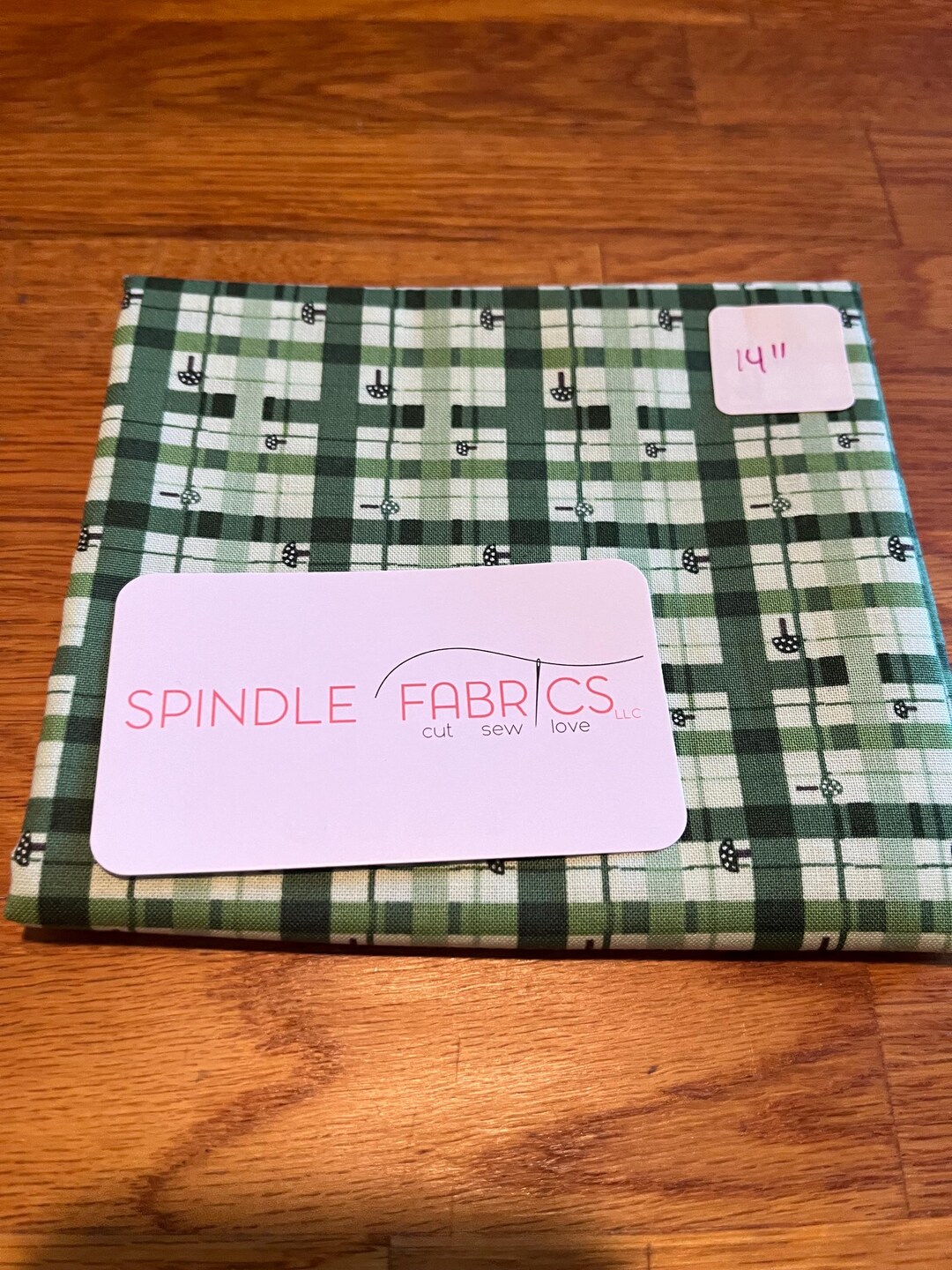 Remnant 14" Lumberjack Plaid Grass, to Grandmother's House , Riley ...