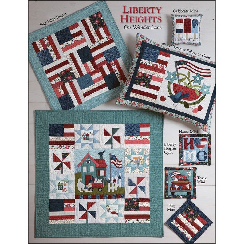 Liberty Heights on Wander Lane Pattern Art to Heart Nancy - Etsy