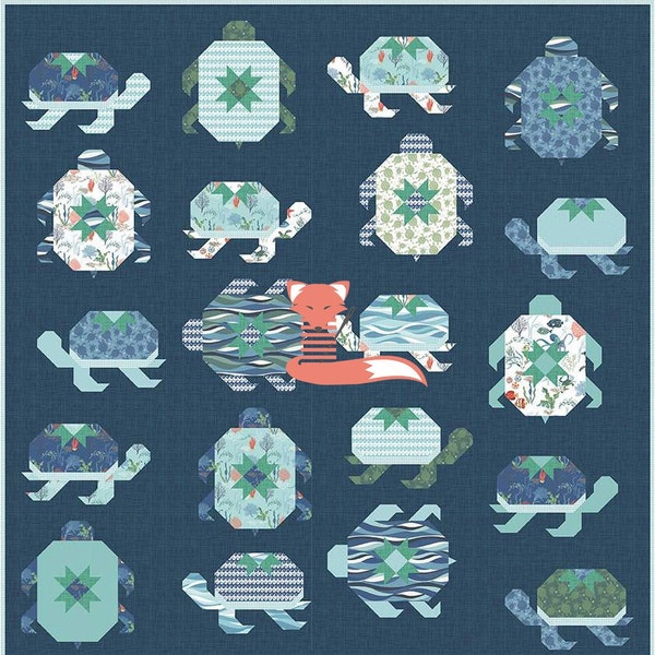 Turtle Quilt - Etsy