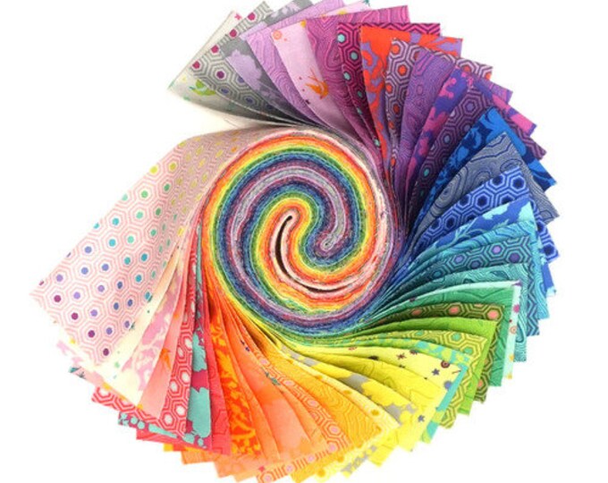 True Colors Design Roll 42pcs Tula Pink Free Spirit Jelly - Etsy