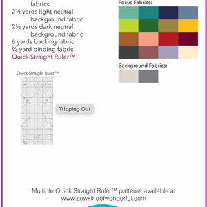 Tripping Out Quilt Pattern, Digital PDF Pattern, Sew Kind of Wonderful ...