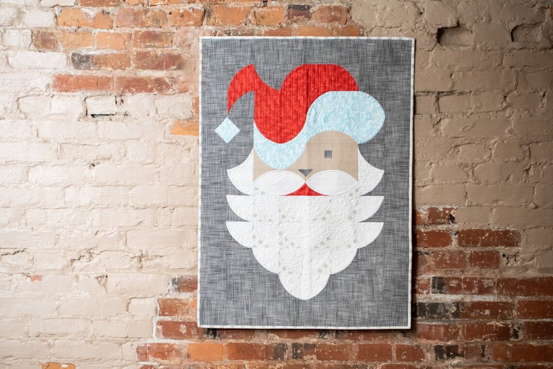 Posh Santa Quilt Pattern, Digital PDF Pattern, Sew Kind of Wonderful - Etsy