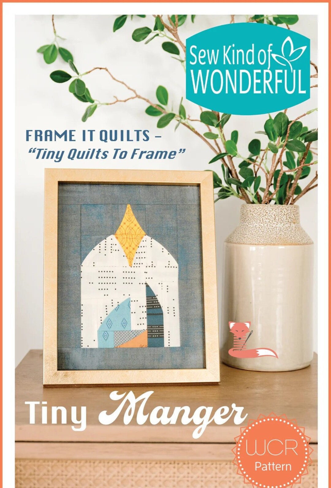 Tiny Manger Quilt Pattern, Digital PDF Pattern, Sew Kind of Wonderful ...