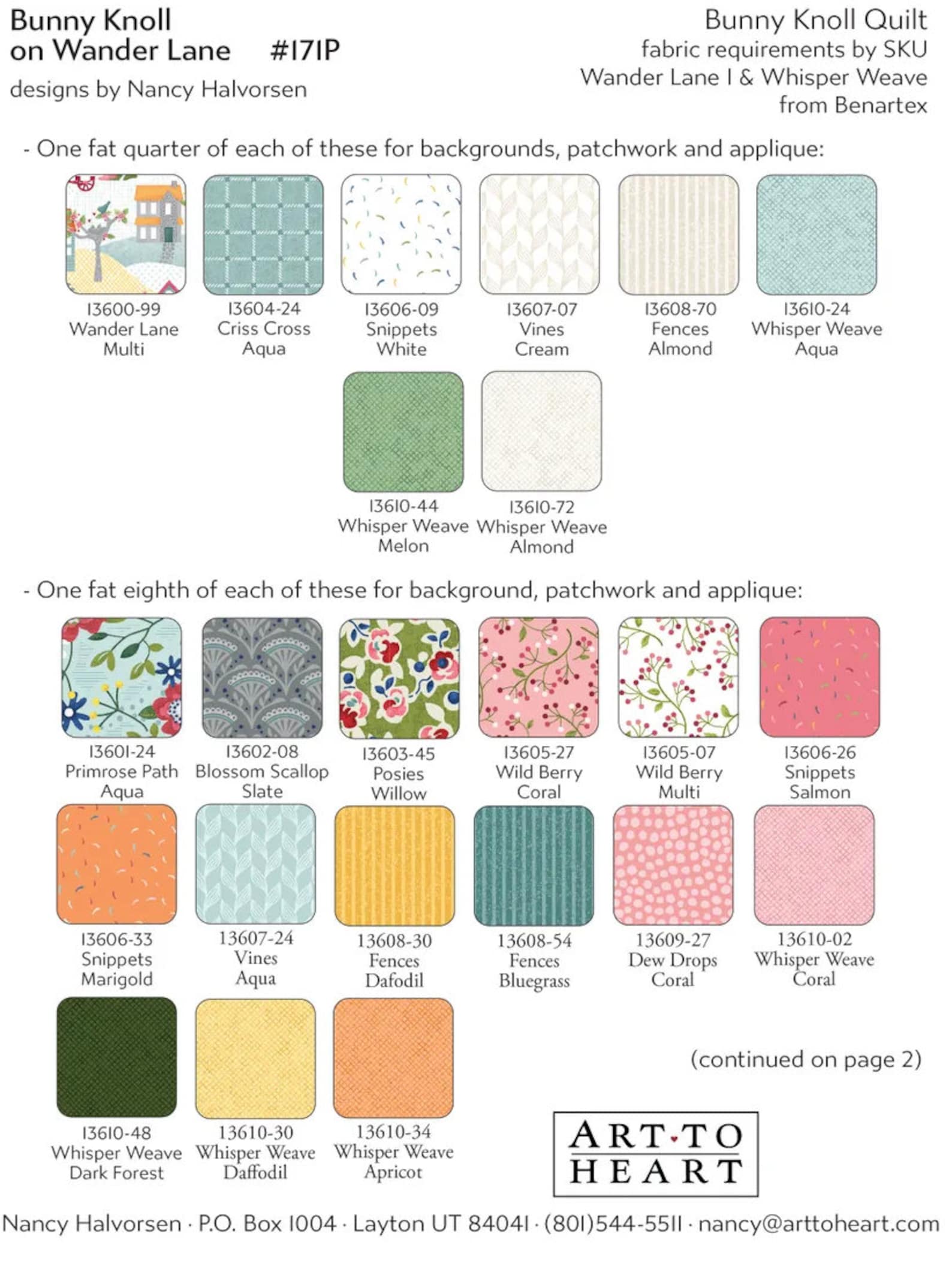 Bunny Knoll on Wander Lane Pattern Art to Heart Nancy - Etsy