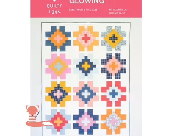 Glowing Quilt Pattern, Quilty Love, Emily Dennis, #136 - Etsy
