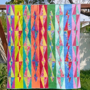 Diamond Daze Quilt Pattern, Digital PDF Pattern, Sew Kind of Wonderful ...