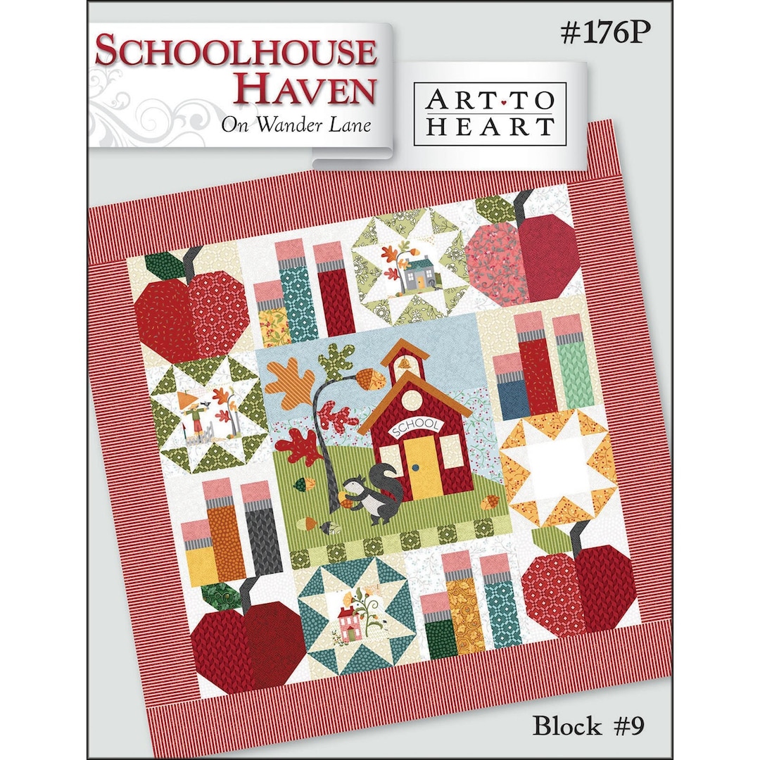 Schoolhouse Haven on Wander Lane Pattern, Art to Heart, Nancy Halvorsen ...
