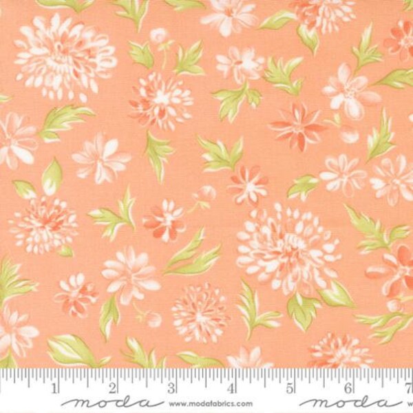 Peach Fabric Flowers - Etsy