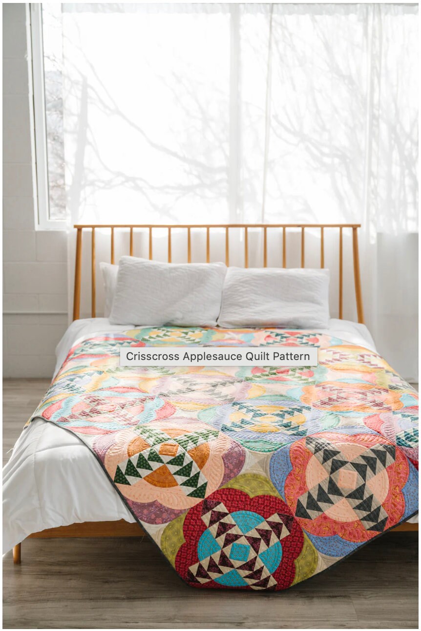 Crisscross Applesauce Quilt Pattern, Digital PDF Pattern, Sew Kind of ...
