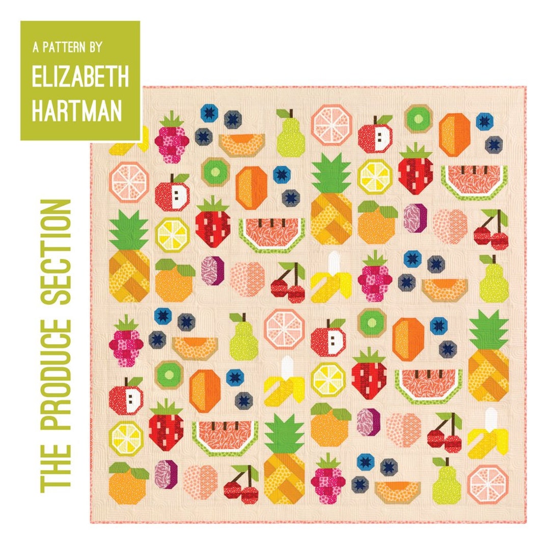 The Produce Section Pattern by Elizabeth Hartman - Etsy