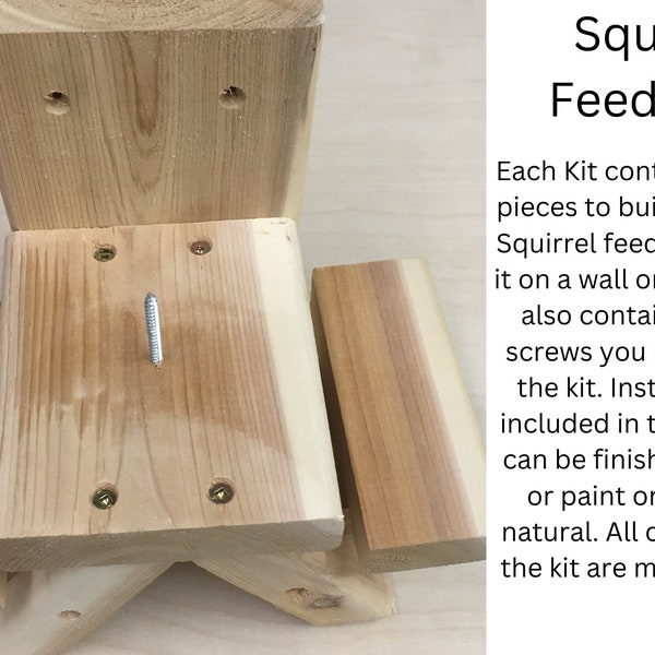 Squirrel Feeder Kit - Etsy