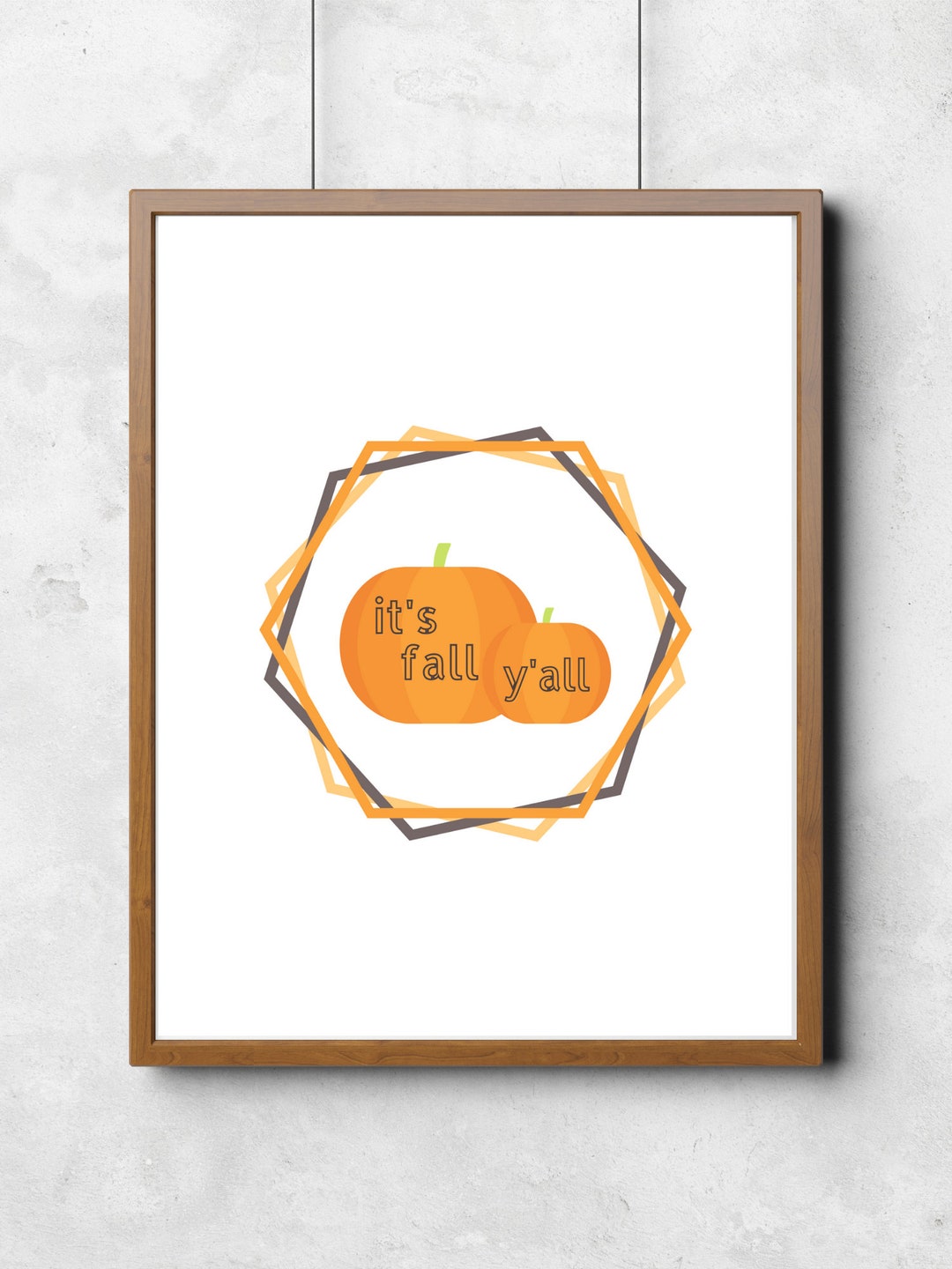 Fall Printable Artwork, Fall Digital Download, Digital Download, Fall ...