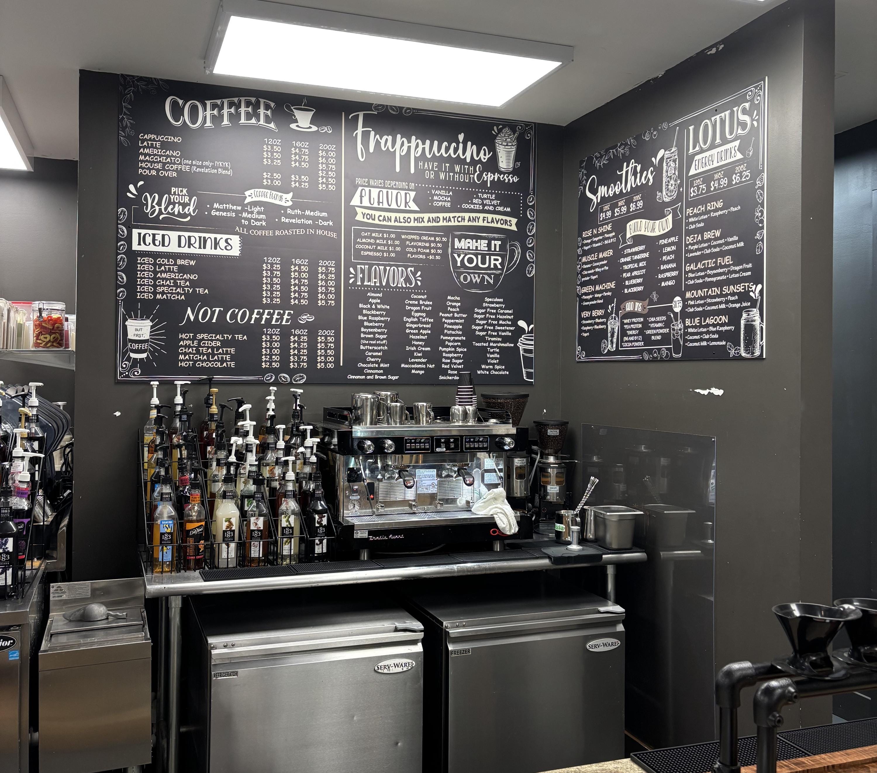 Custom Menu Board + Design Restaurant Cafe Coffee Shop Food Truck ...