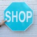 Stop & Shop Sign Boutique Storefront Retail Business Signage - Etsy