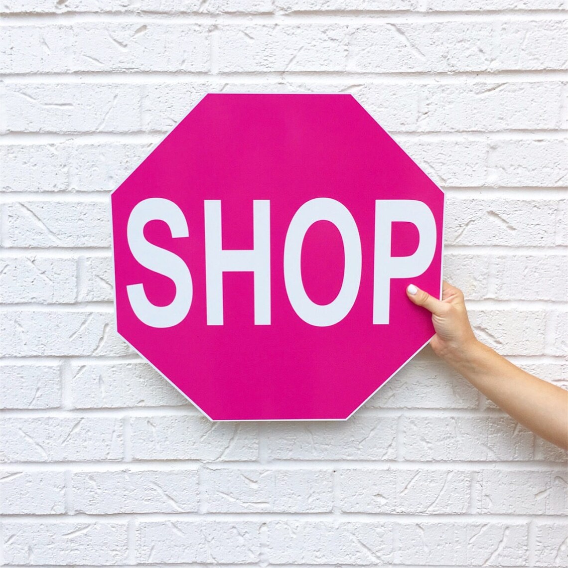 Stop & Shop Sign Boutique Storefront Retail Business Signage - Etsy