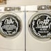 Laundry Room Decor wash dry Vinyl Decals, Washing Machines and Dryers ...