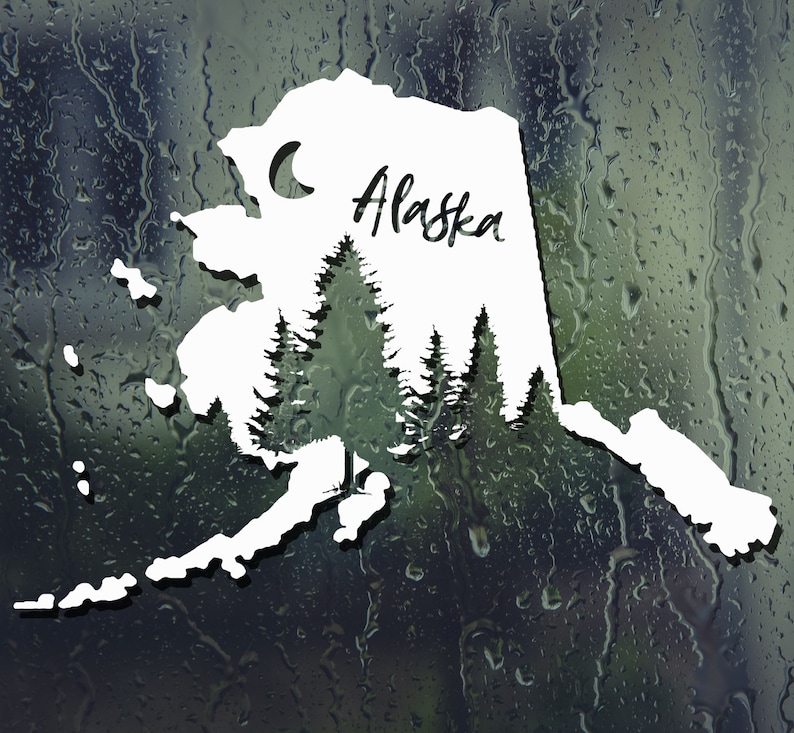 Alaska Decal home alaska or | Etsy