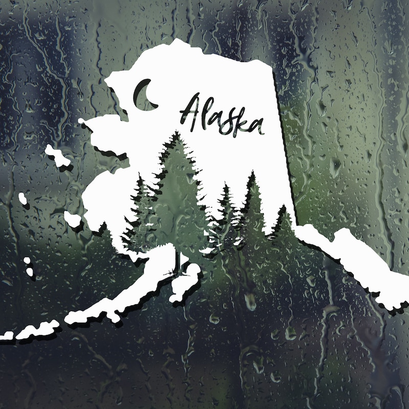 Alaska Car Decal - Etsy