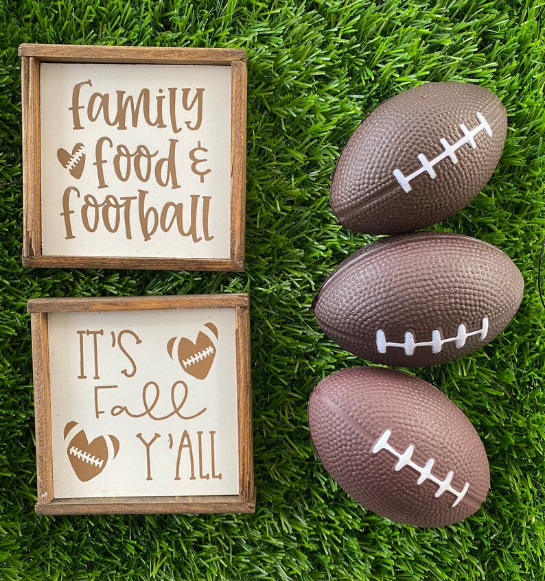 Football / Fall / Thanksgiving Themed Tiered Tray Set Bundle - Etsy