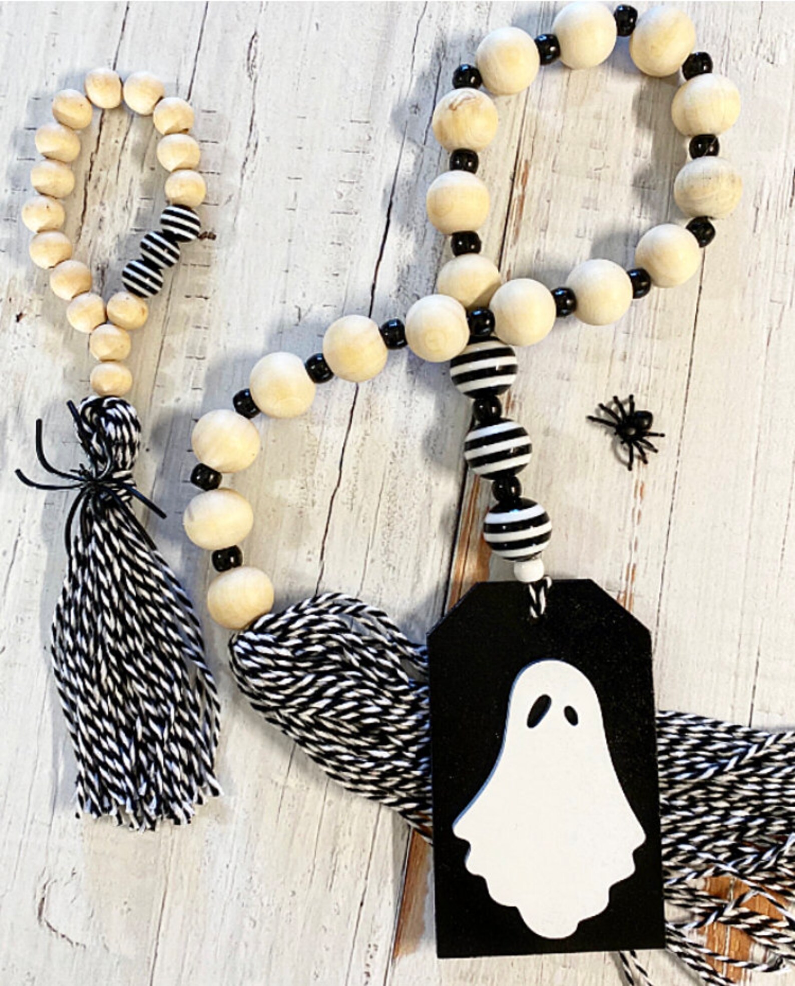 Spooky Black and White Autumn / Fall Halloween Farmhouse - Etsy