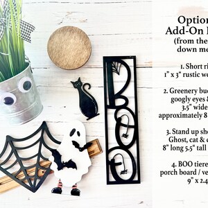 Hey Boo Set Halloween Party Dining Room, Centerpiece Decor Haunted ...