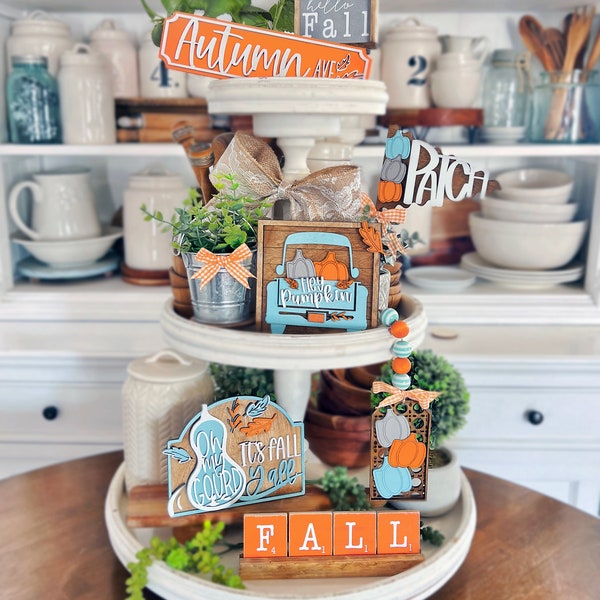 Teal Fall Decor - Etsy