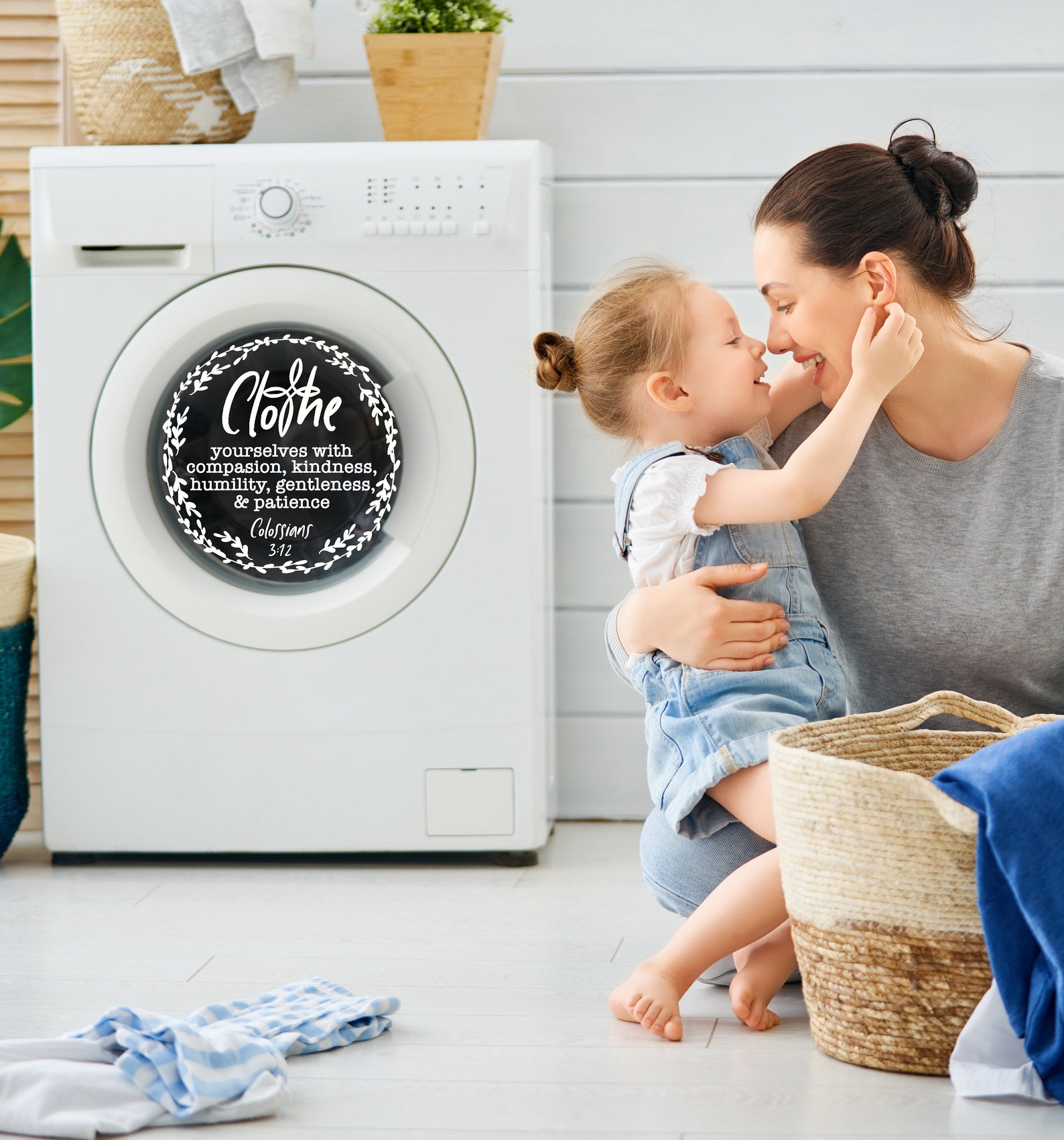 Clothe Yourself Colossians 3 12 & Create in Me Psalm 51 10 - Etsy