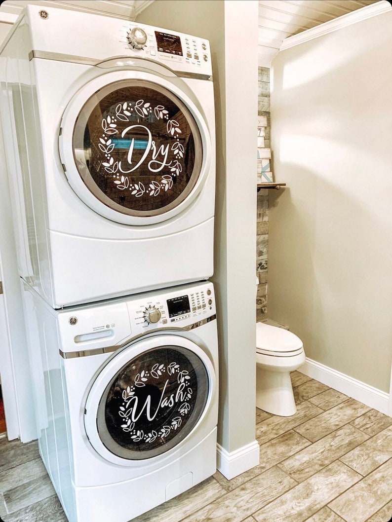 Laundry Room Decor wash dry Vinyl - Etsy Canada
