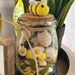 Bumblebee, Honey Bee Bubble Jar Filled to the Brim With a Felt Bee ...