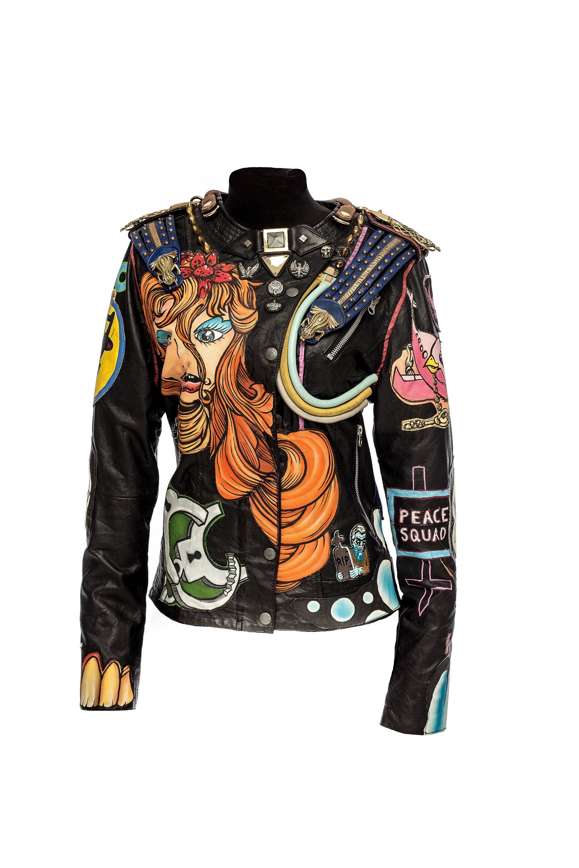 LOVE DIVISION Leather Jacket